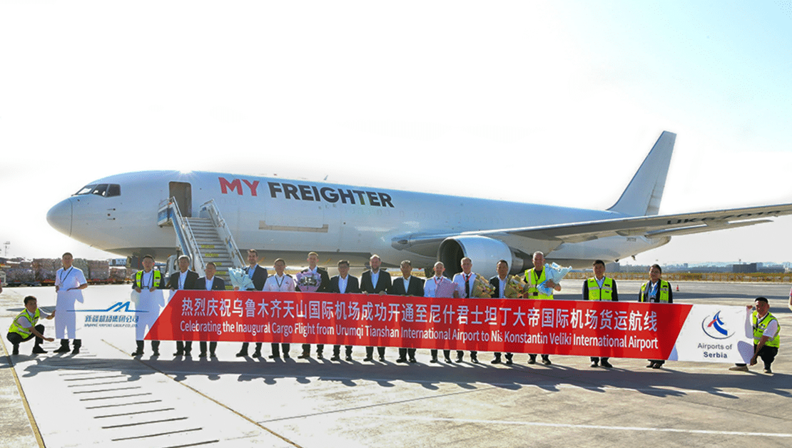 Transfera Connects Niš Airport to the Modern Silk Road - New Air Cargo Route Launched Between ...
